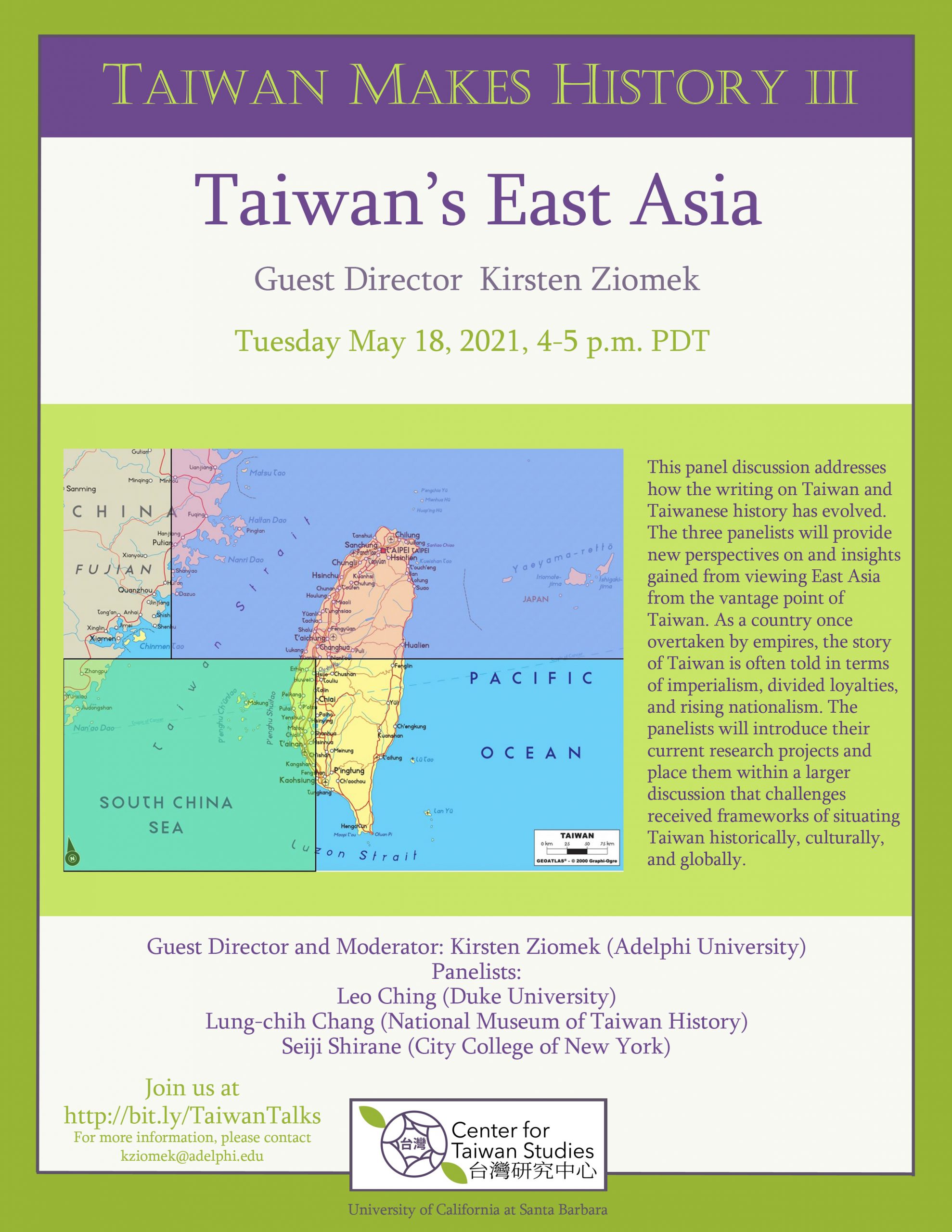Taiwan Talks – Center for Taiwan Studies