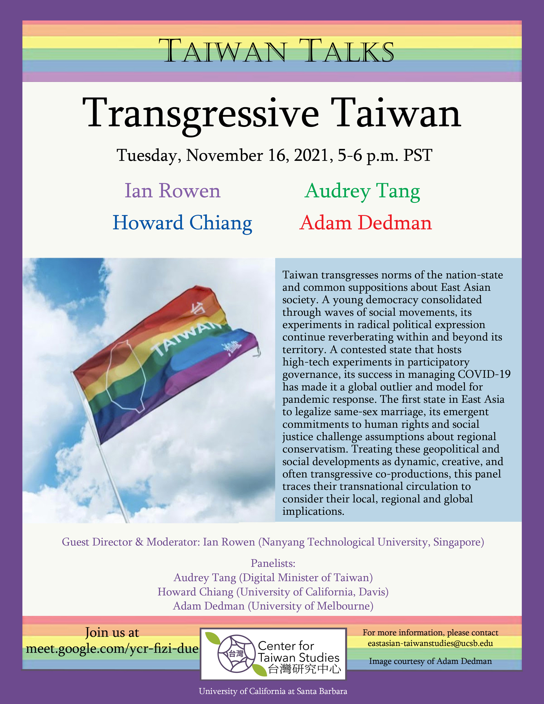 Taiwan Talks – Center for Taiwan Studies